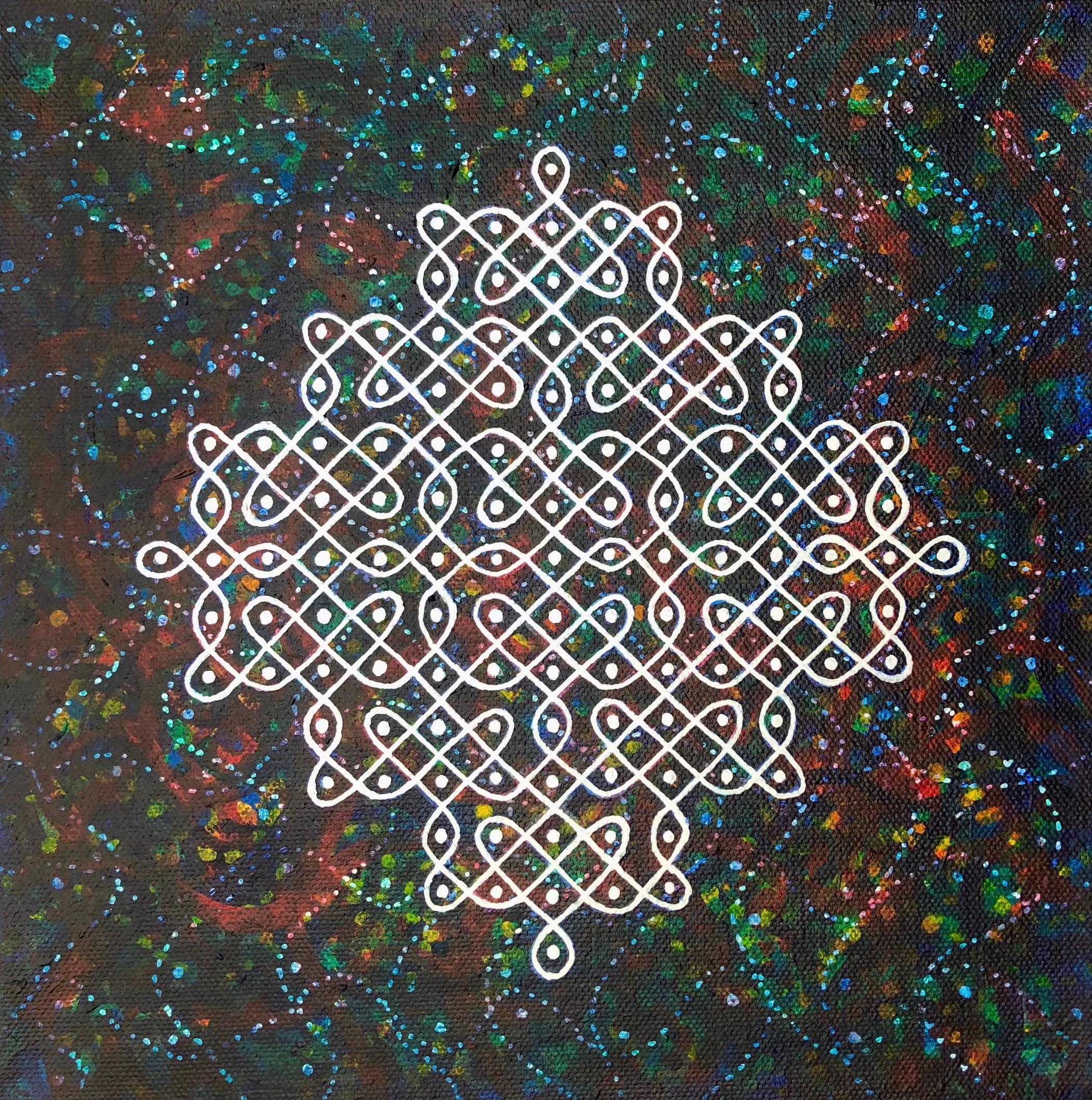 Shanthi Chandrasekar - Kolam - Universe For Sale at 1stDibs | shanthi ...