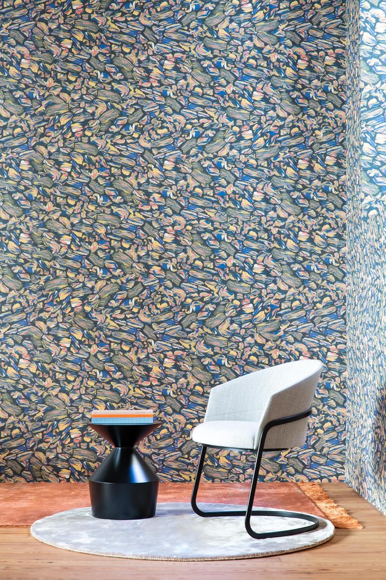 Viccarbe Shape Low Table O, Black Matt Finish by Jorge Pensi For Sale ...