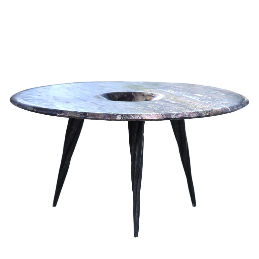 Share Marble Dining Table by Jean Pascal Levy-Trumet For Sale at 1stDibs