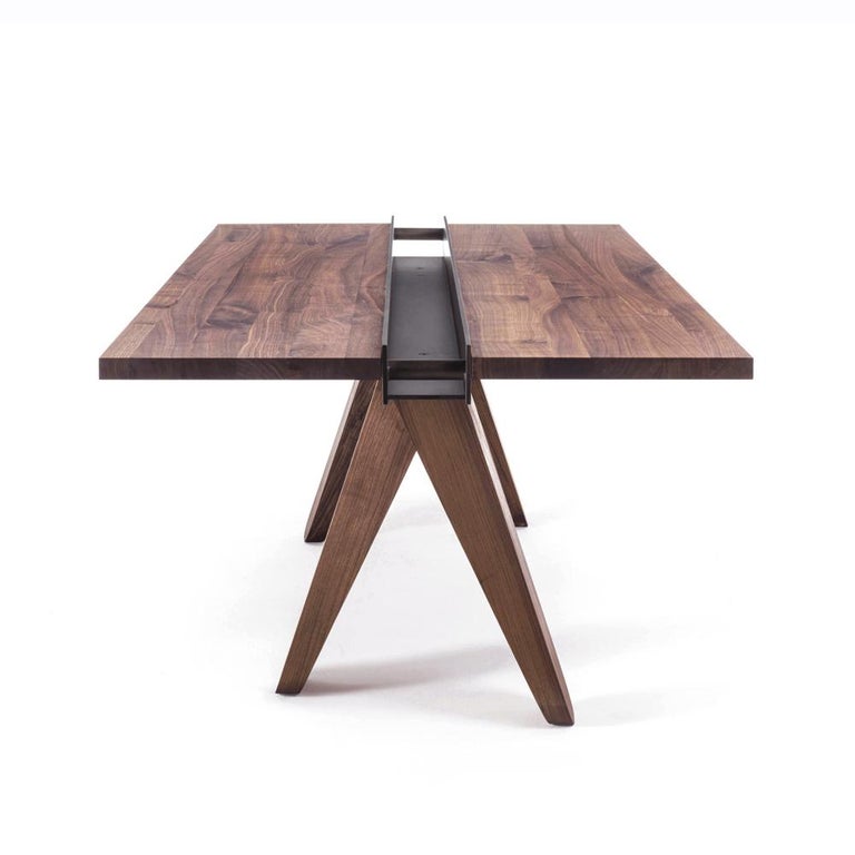 Sharing Walnut Dining Table For Sale at 1stDibs