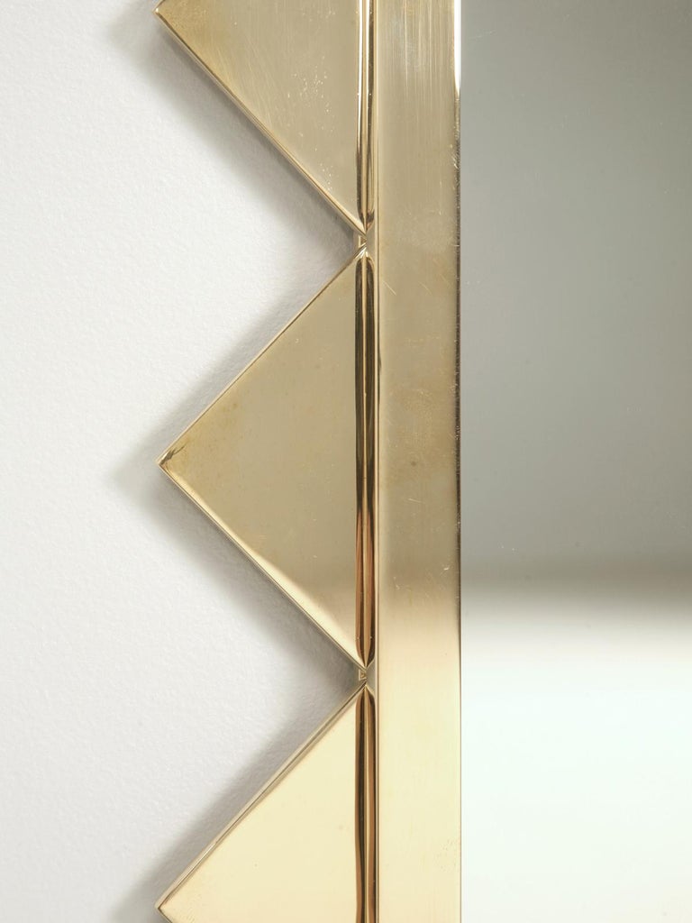 Shark Tooth Solid Brass Mirror Custom Made in House in Any Dimension ...