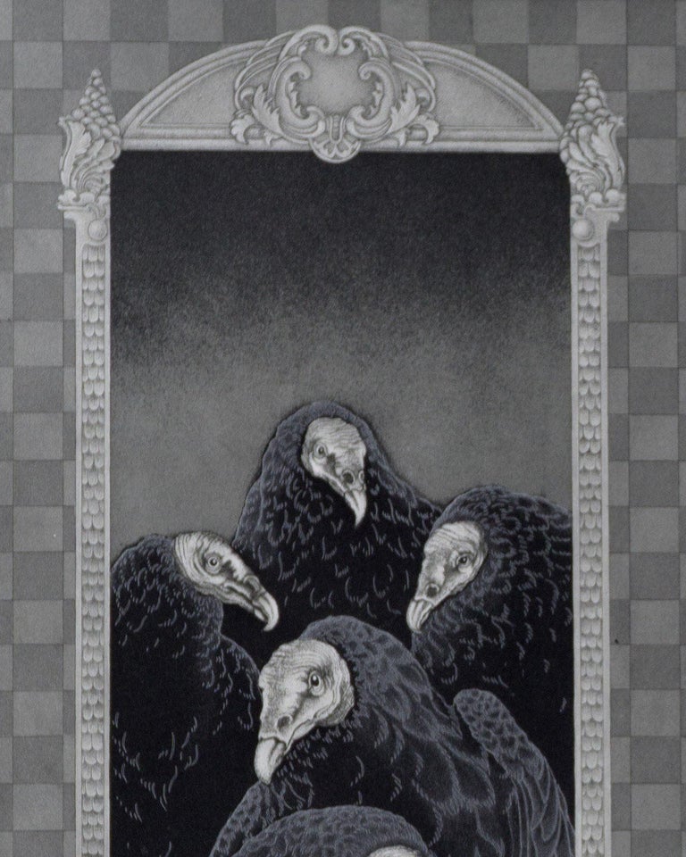 Sharon Augusta Mitchell - Dinner Gathering (Eight Guinea Vultures ...