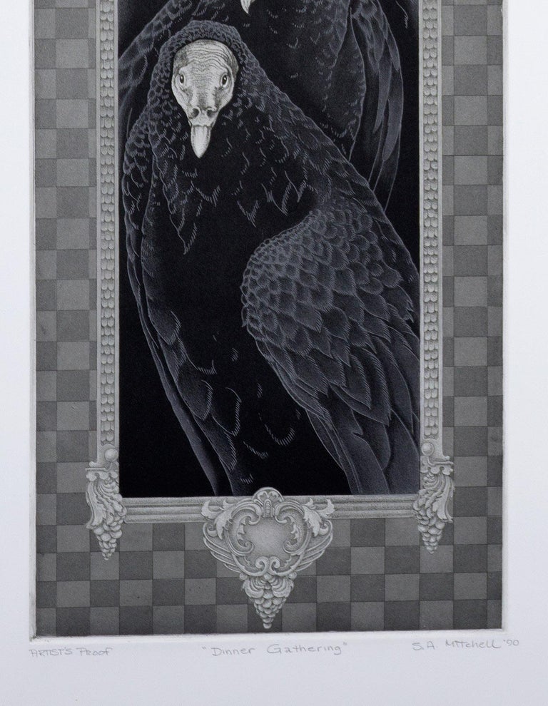 Sharon Augusta Mitchell - Dinner Gathering (Eight Guinea Vultures ...