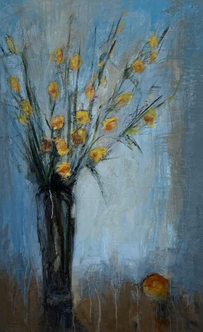 Sharon Hockfield - Painting with Ellin by Sharon Hockfield, Oil on ...