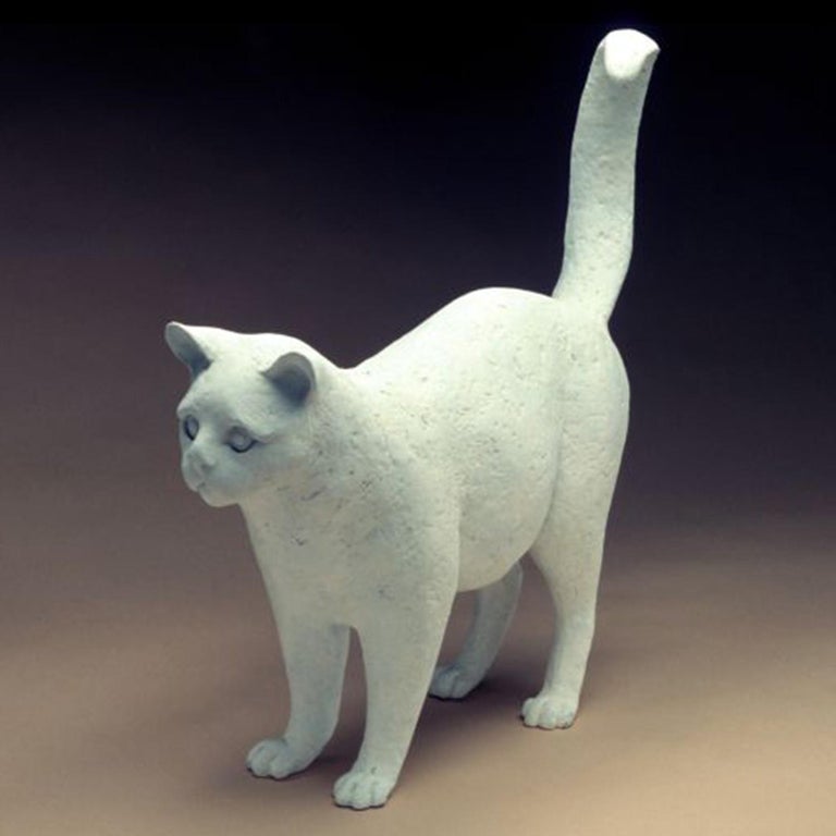 Sharon Loper - Luna, cat with glass eyes 3/10 For Sale at 1stDibs