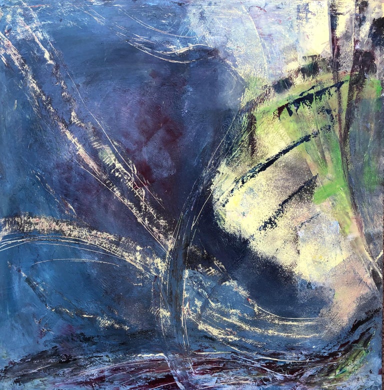 Sharon Sieben - Regatta, Abstract Oil Painting For Sale at 1stDibs
