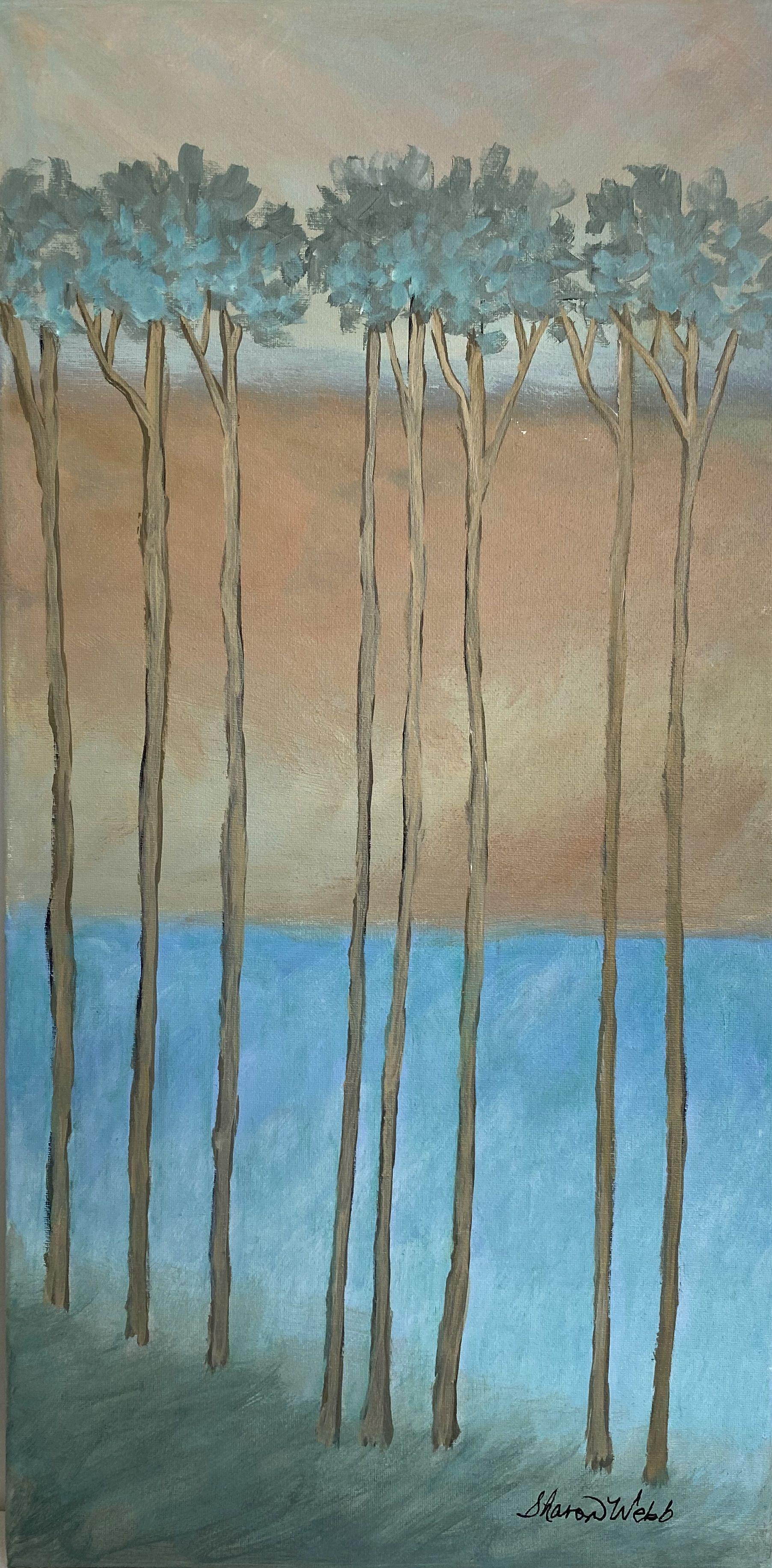 Sharon Webb - Nature Illuminated #1, Painting, Acrylic on Canvas For ...