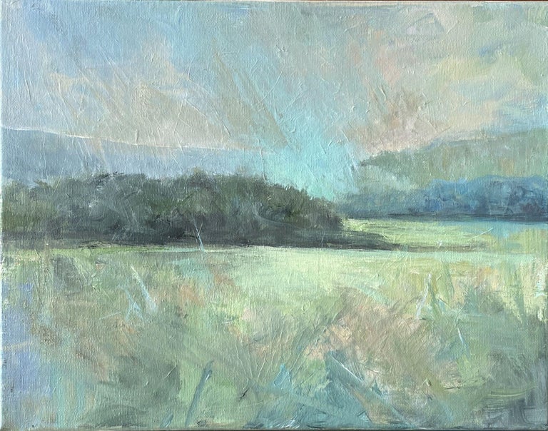 Sharon Webb - Far Away, Painting, Acrylic on Canvas For Sale at 1stDibs