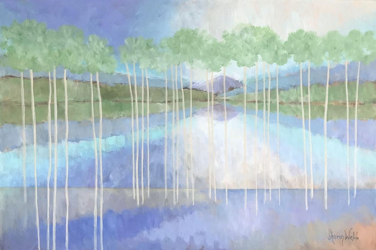 Sharon Webb - The Secret Life of Nature #5, Painting, Acrylic on Canvas ...