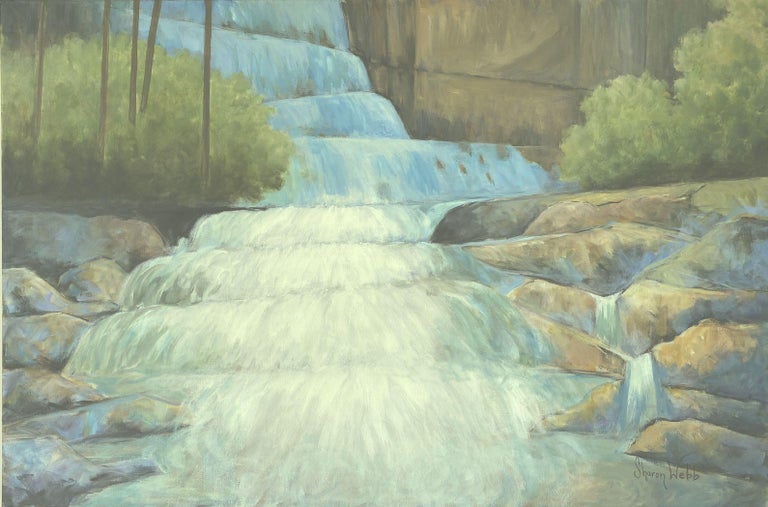 Sharon Webb - The Secret Life of Water #12, Painting, Acrylic on Canvas ...