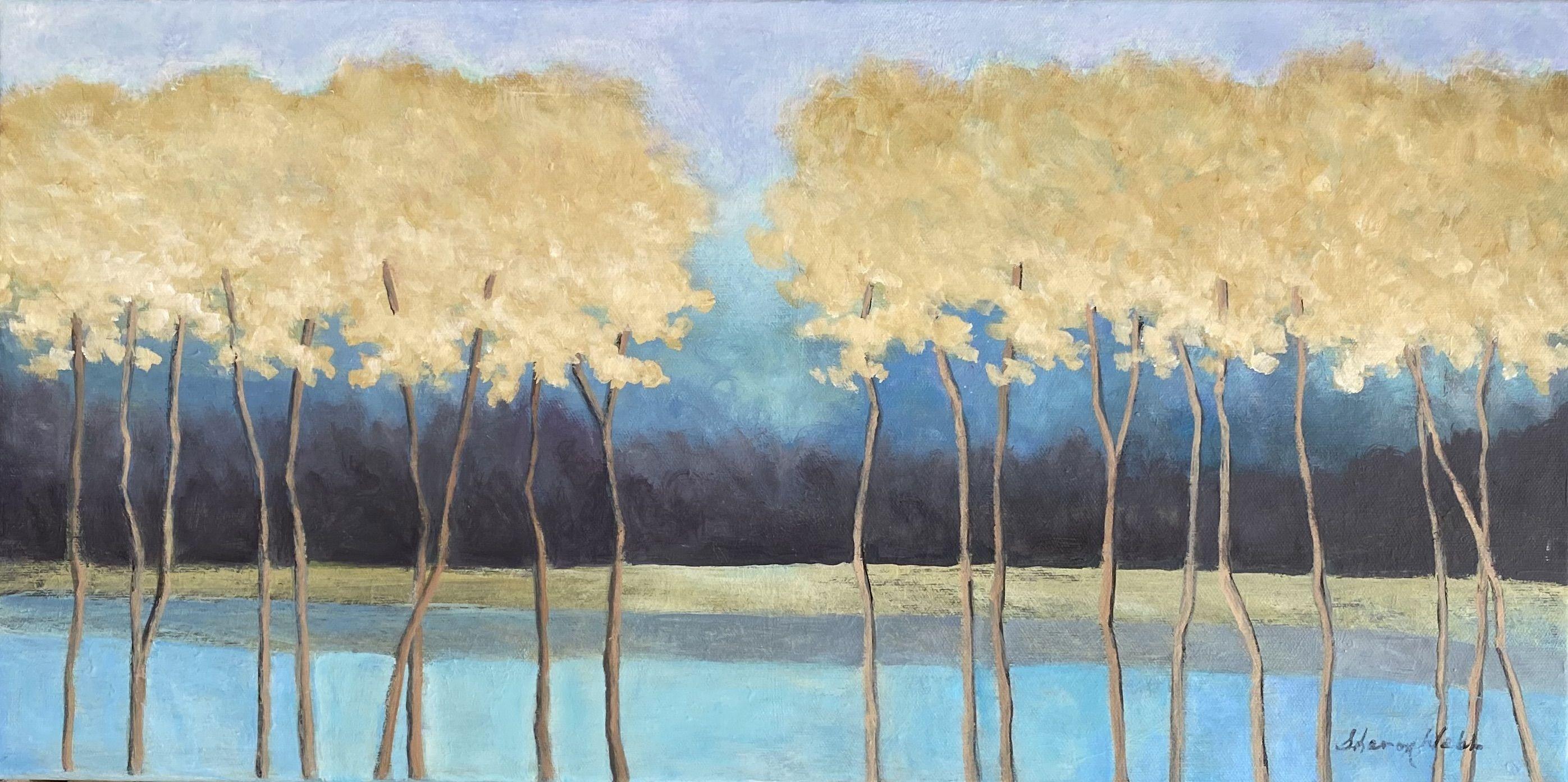 Sharon Webb - Far Away, Painting, Acrylic on Canvas For Sale at 1stDibs