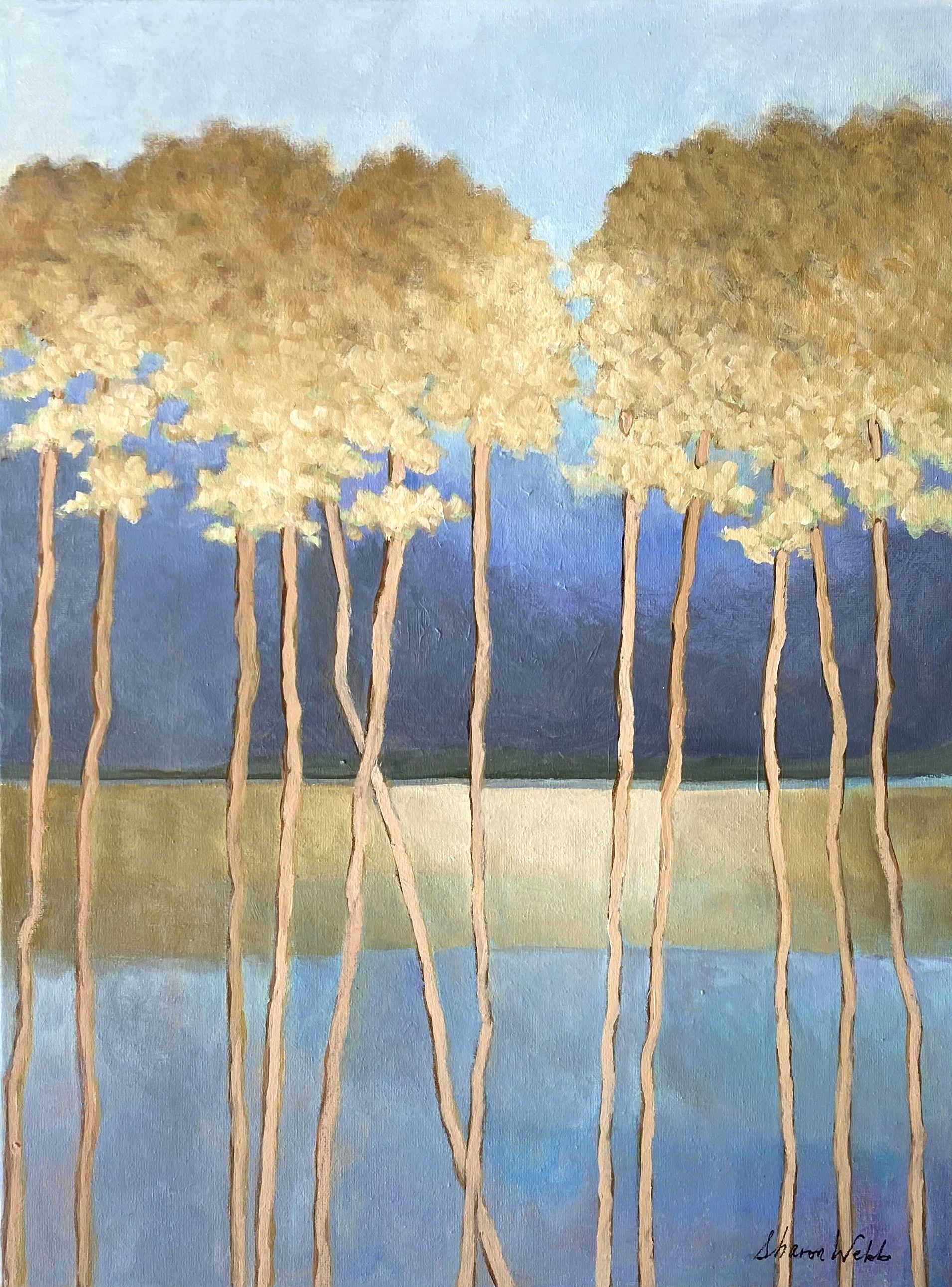 Sharon Webb - Nature Illuminated #1, Painting, Acrylic on Canvas For ...