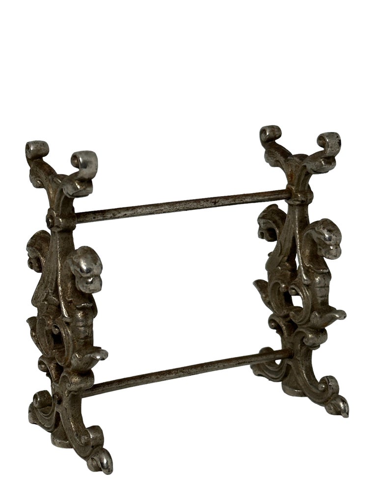 Sharpening Steel and Knife Rest Stand Set Antique Austria, 1890s For ...