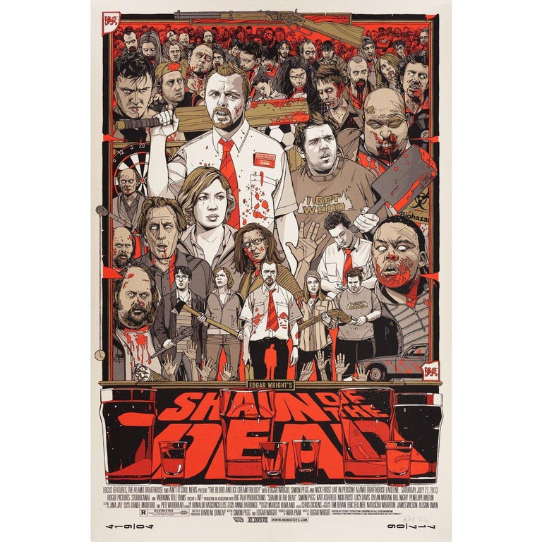 Shaun of the Dead 2013 U.S. Print For Sale at 1stDibs