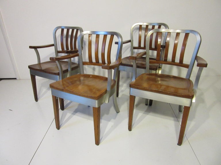 Shaw Walker Industrial Styled Dining or Office Armchairs at 1stDibs