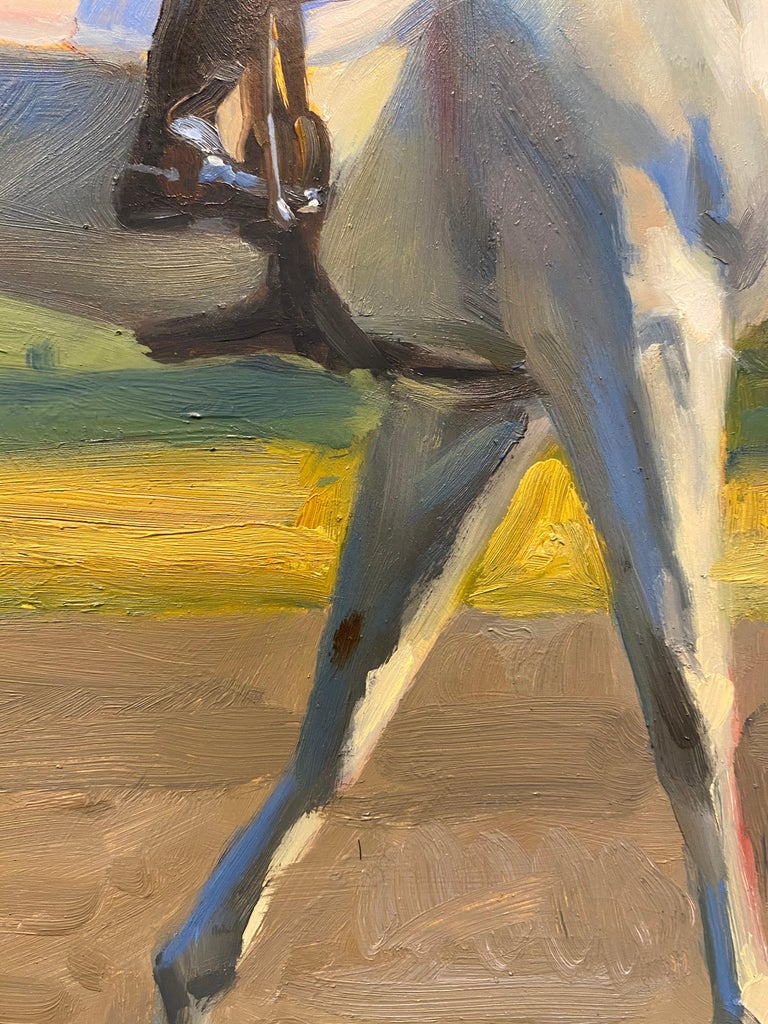 Shawn Faust - Shawn Faust, "20 Buttons", Equestrian Oil Painting on ...