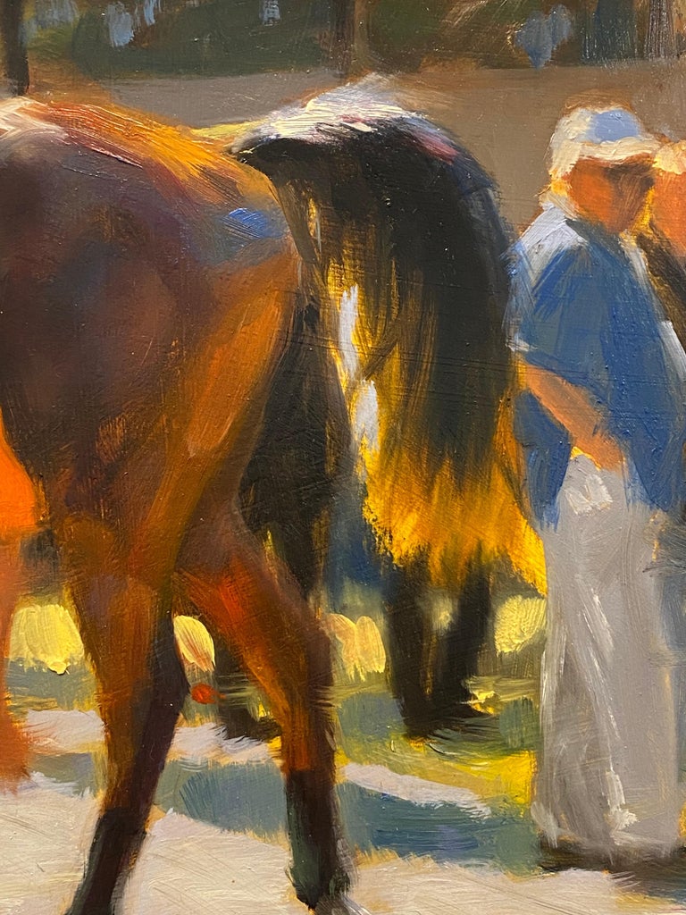 Shawn Faust - Shawn Faust, "Paddock Strut", Horse Racetrack Oil ...