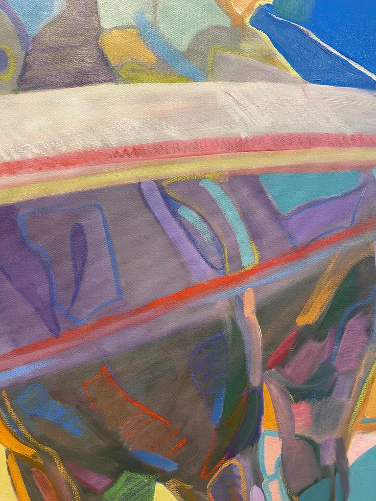 Shawn Faust - Shawn Faust, "Pearl Hat", Horse and Woman Mixed Media ...