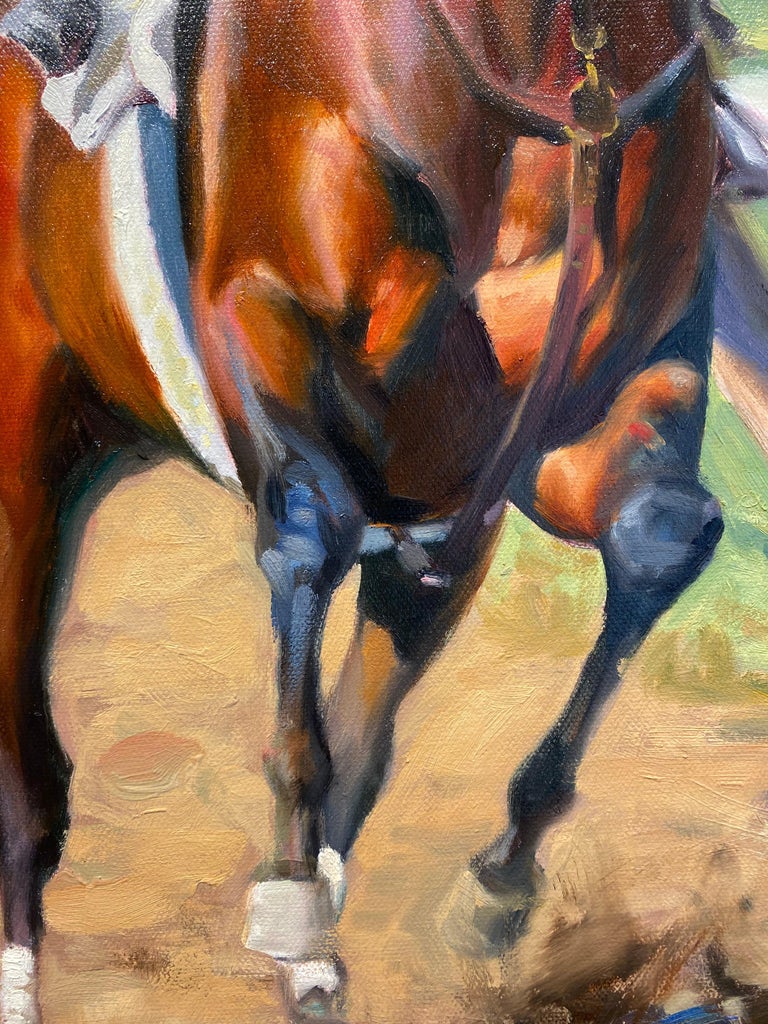 Shawn Faust - Shawn Faust, "Saratoga Breeze", 36x36 Equine Racetrack ...