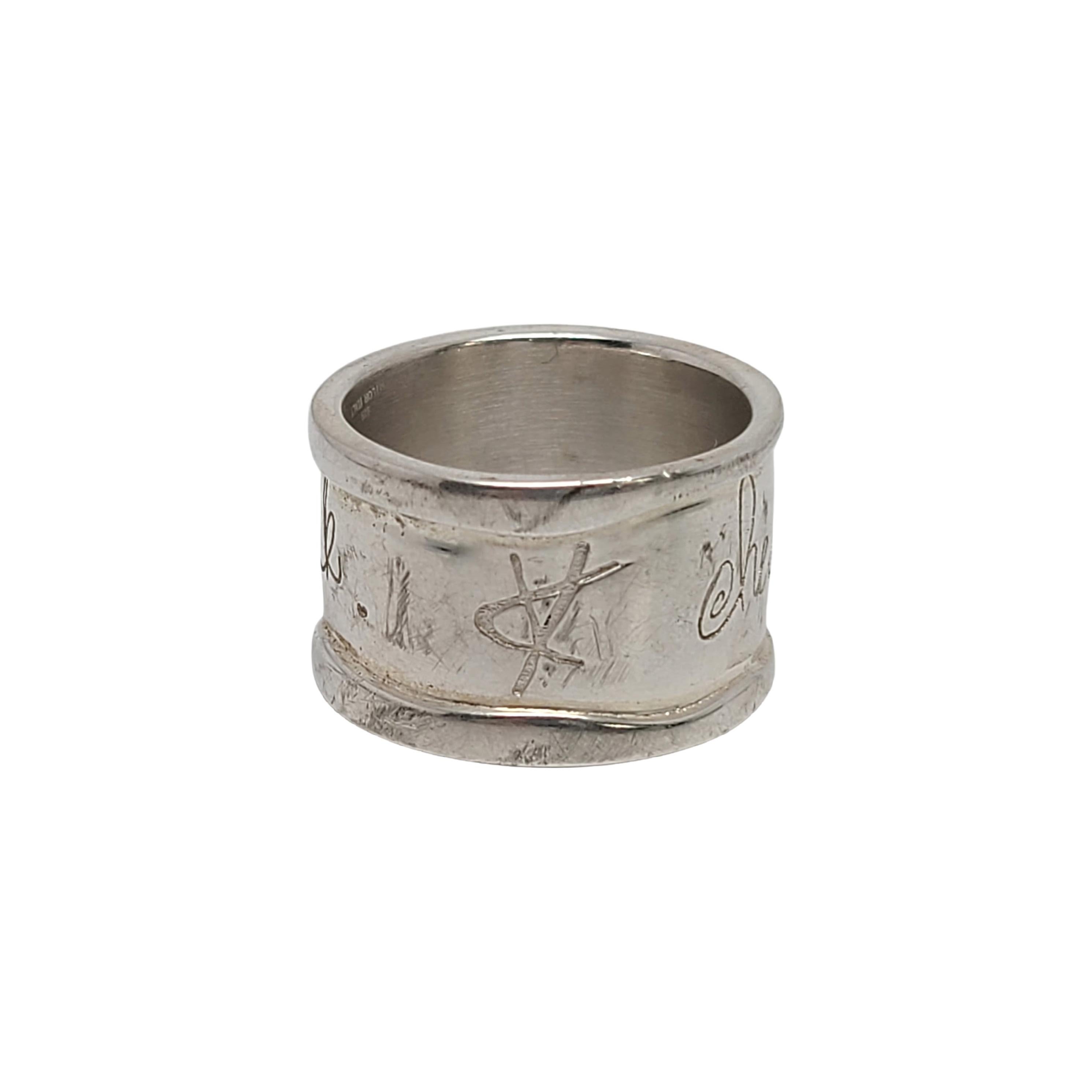 Shawn Killinger Sterling Silver "Hear My Soul Speak" Ring at 1stDibs