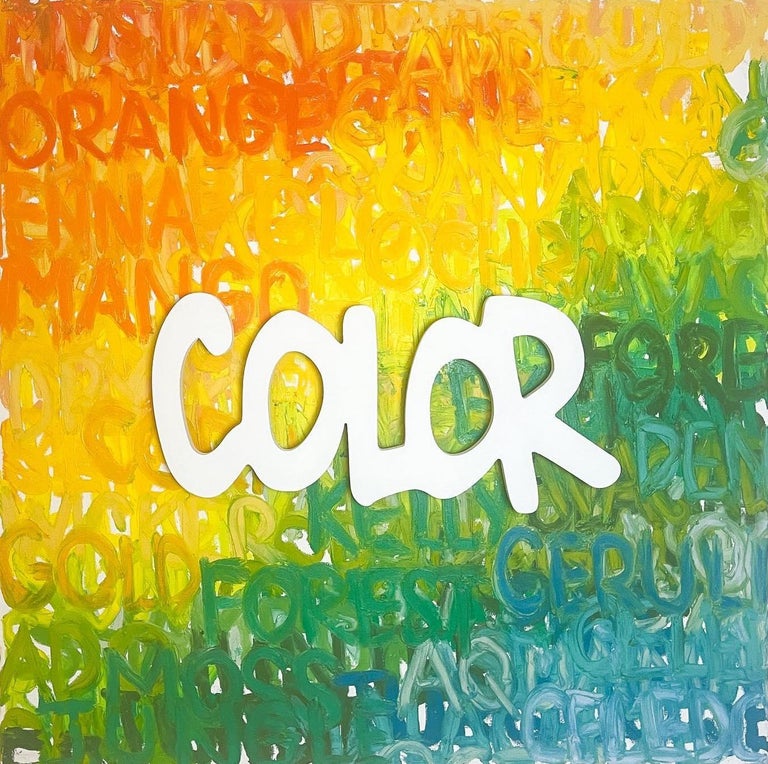Shawn Kolodny - "Color" Mixed Media 40" x 40" x 3" inch by Shawn ...