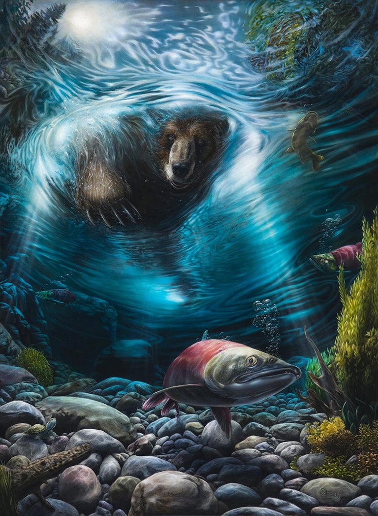 Shay Davis - "Not Again" Oil Painting For Sale at 1stDibs