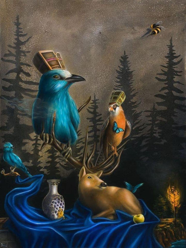 Shay Davis - "Ollan Mills" Oil Painting For Sale at 1stDibs