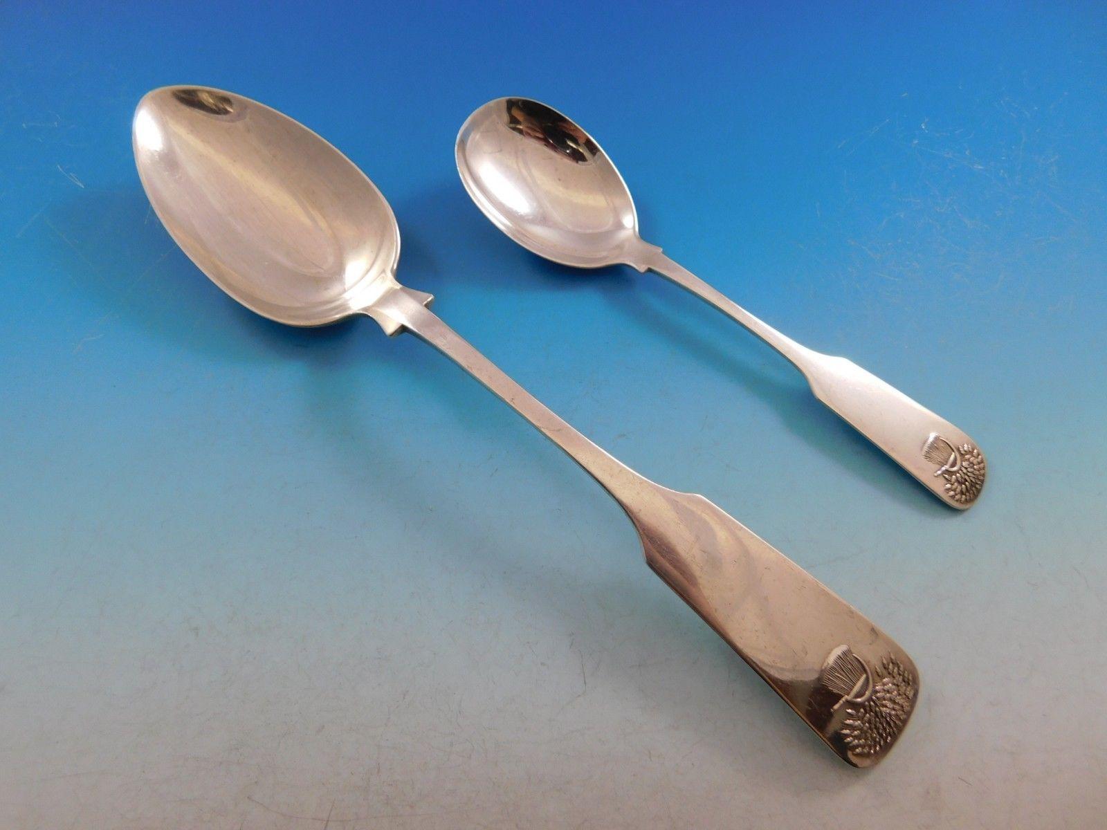 Sheaf of Wheat by Durgin Gorham Sterling Silver Flatware Set Service ...