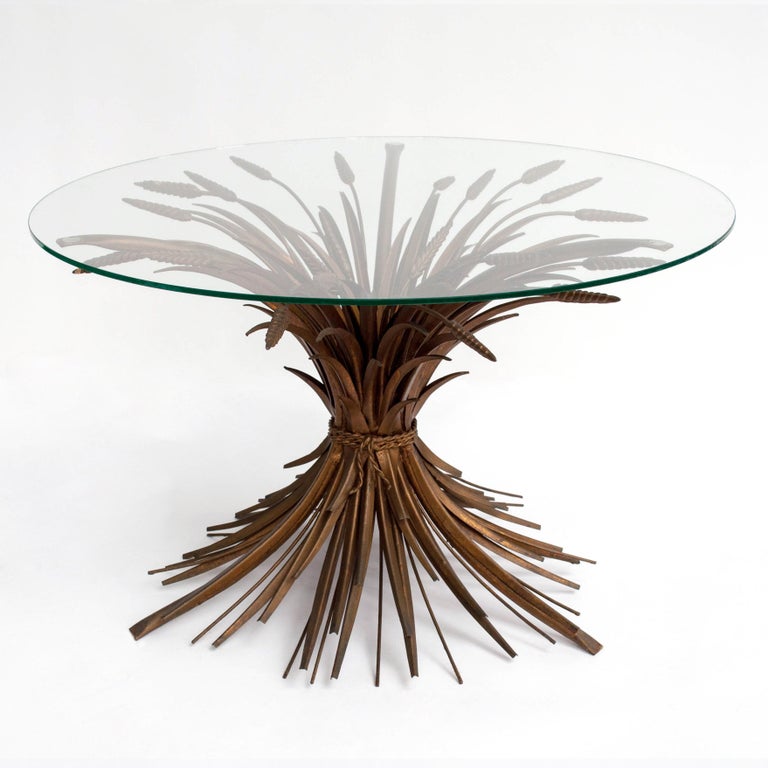 Sheaf of Wheat Side Table Cocktail Table For Sale at 1stDibs