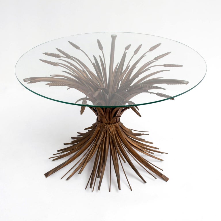 Sheaf of Wheat Side Table Cocktail Table For Sale at 1stDibs