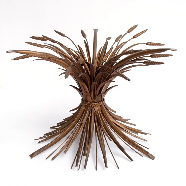 Sheaf of Wheat Side Table Cocktail Table For Sale at 1stDibs