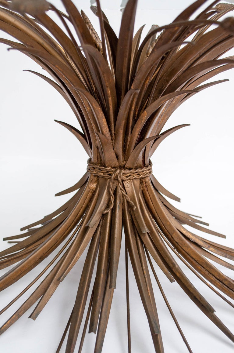 Sheaf of Wheat Side Table Cocktail Table For Sale at 1stDibs
