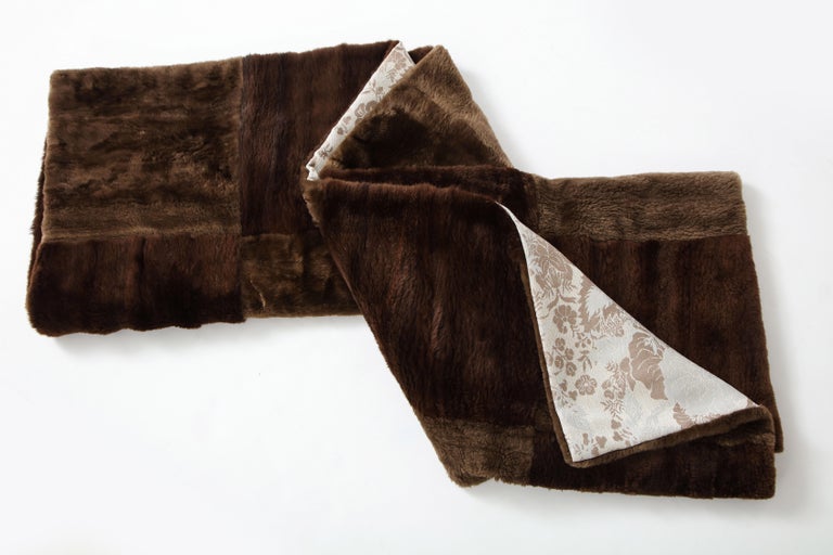 Bespoke Sheared Beaver, Pashmina Blanket at 1stDibs