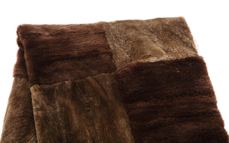 Bespoke Sheared Beaver, Pashmina Blanket at 1stDibs