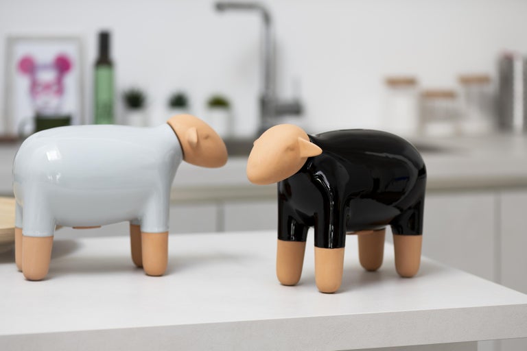 Sheep Moneybox Pop Art, Black, Made in Italy, 2022, New Collection For ...