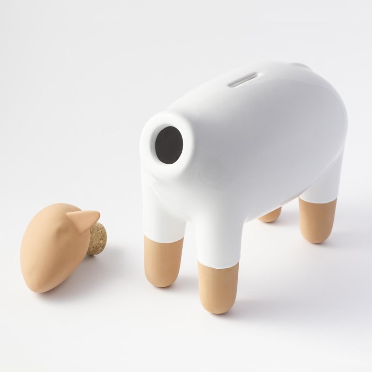 Sheep Moneybox Pop Art, Set of 2 Pieces, Made in Italy, 2022, Black ...
