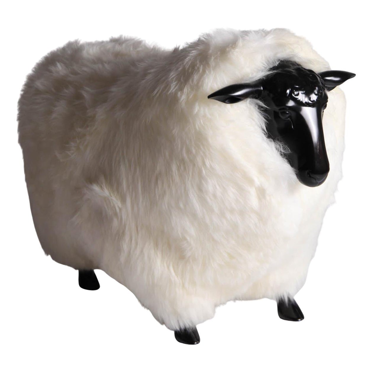 Brass Ram / Sheep Sculpture at 1stDibs