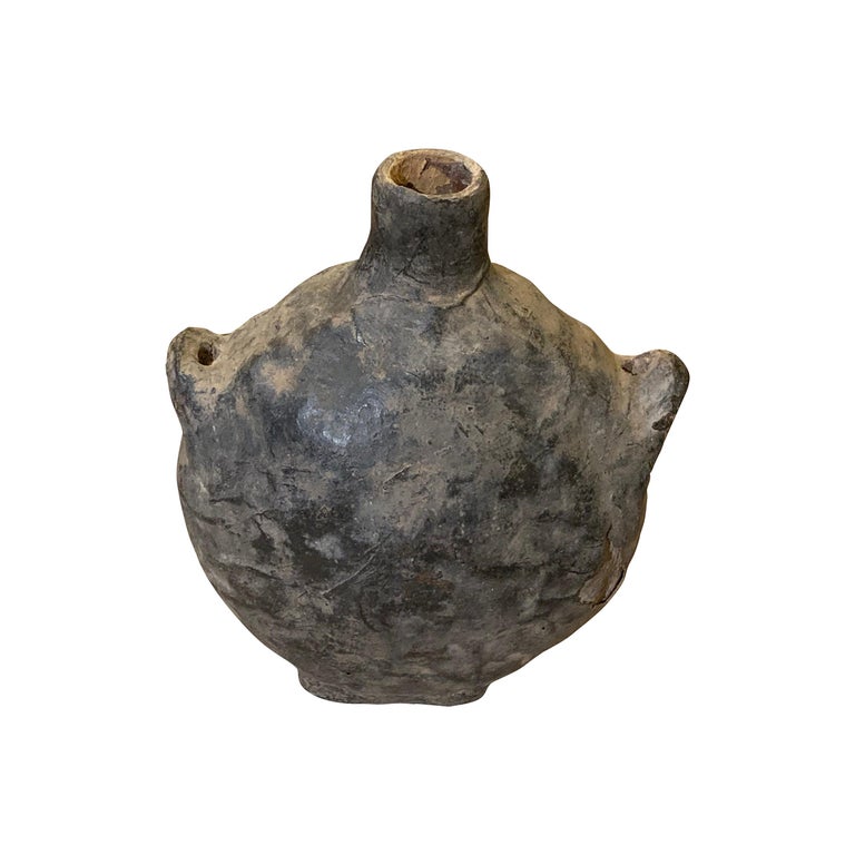 Sheepskin Flask, Mongolia, 19th Century at 1stDibs