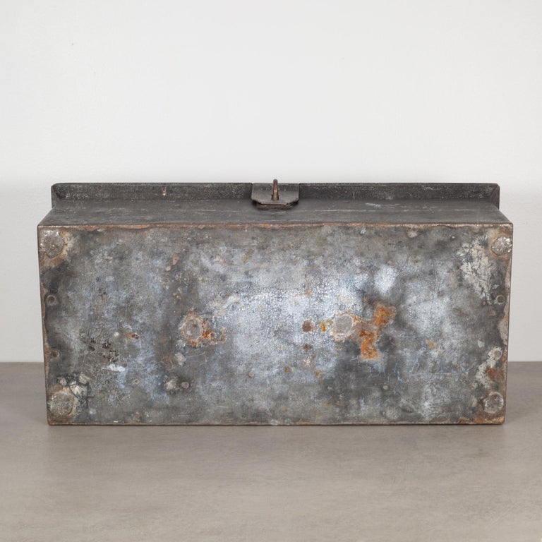 Sheet Metal Toolbox with Woven Copper Handle, circa 1930 at 1stDibs ...