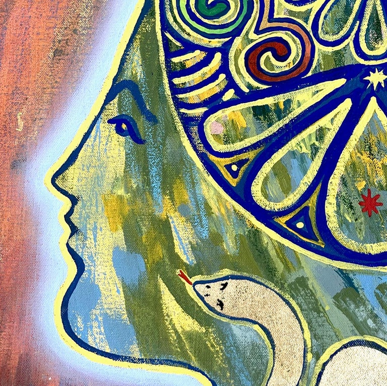 Shelby Little - 'Janus' - figurative - fauvism - colorful - portrait ...