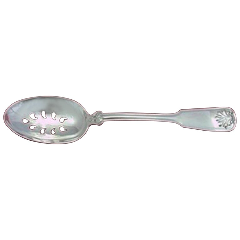 Shell and Thread by Tiffany and Co. Sterling Serving Spoon Pcd 9-Hole ...