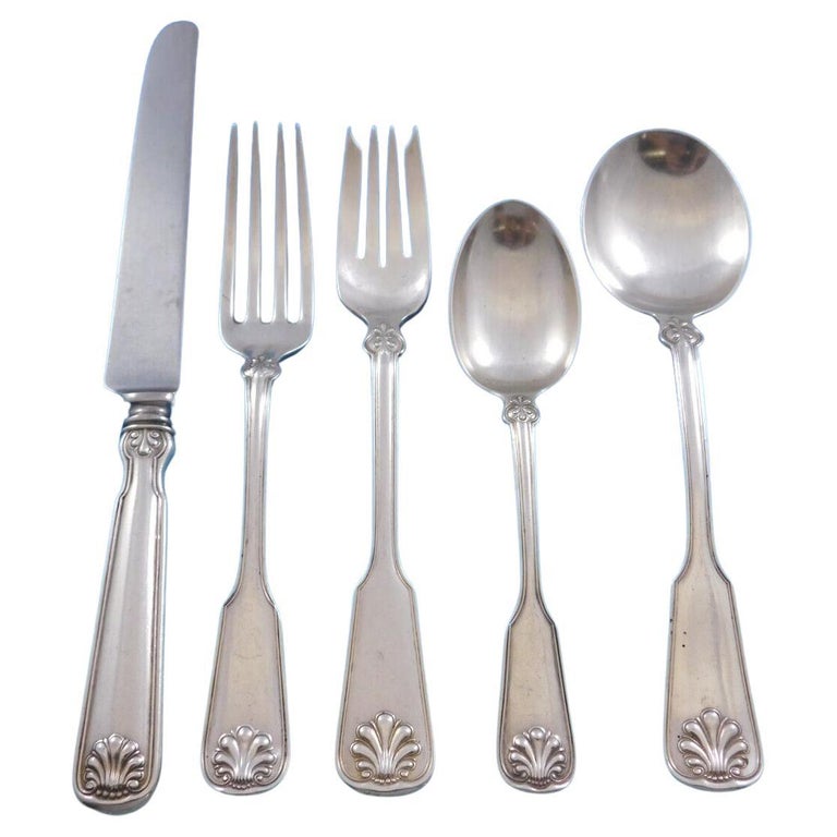 Shell and Thread by Tiffany and Co. Sterling Silver Flatware Set 12 ...