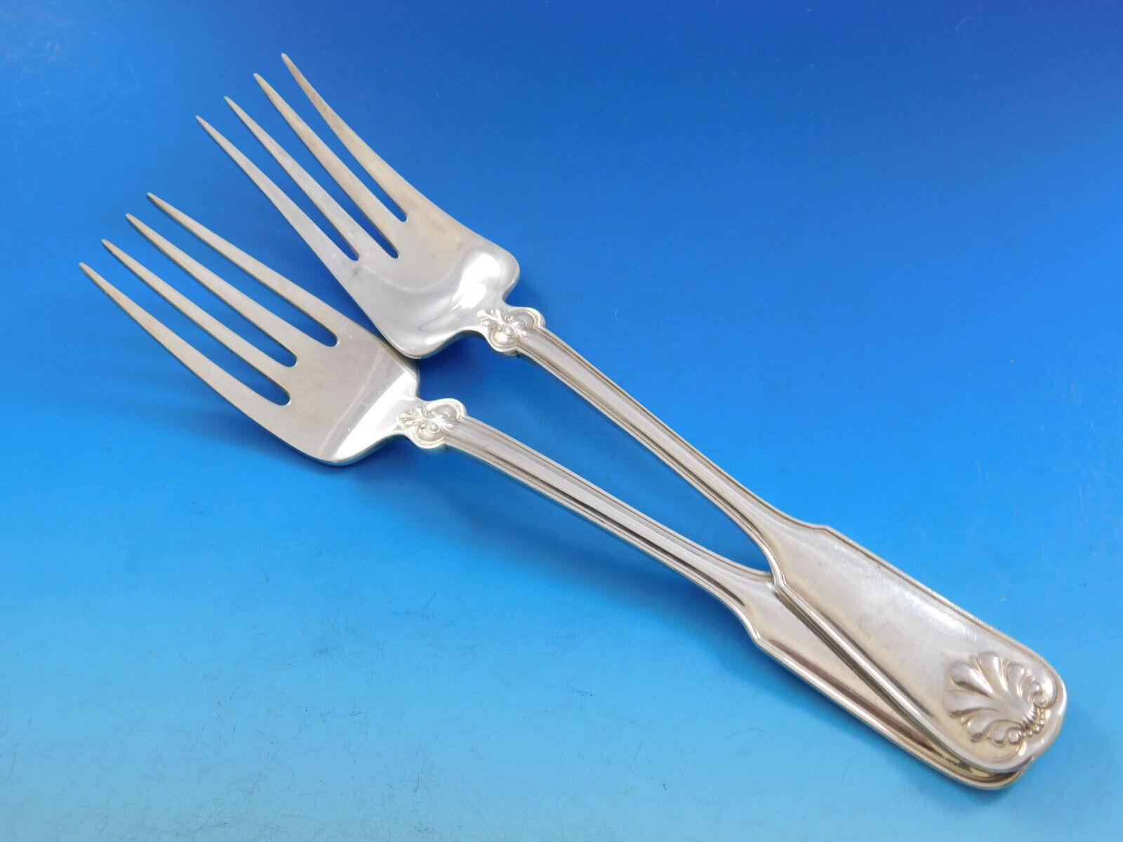 Shell and Thread by Tiffany Sterling Silver Flatware Set Service 170 ...