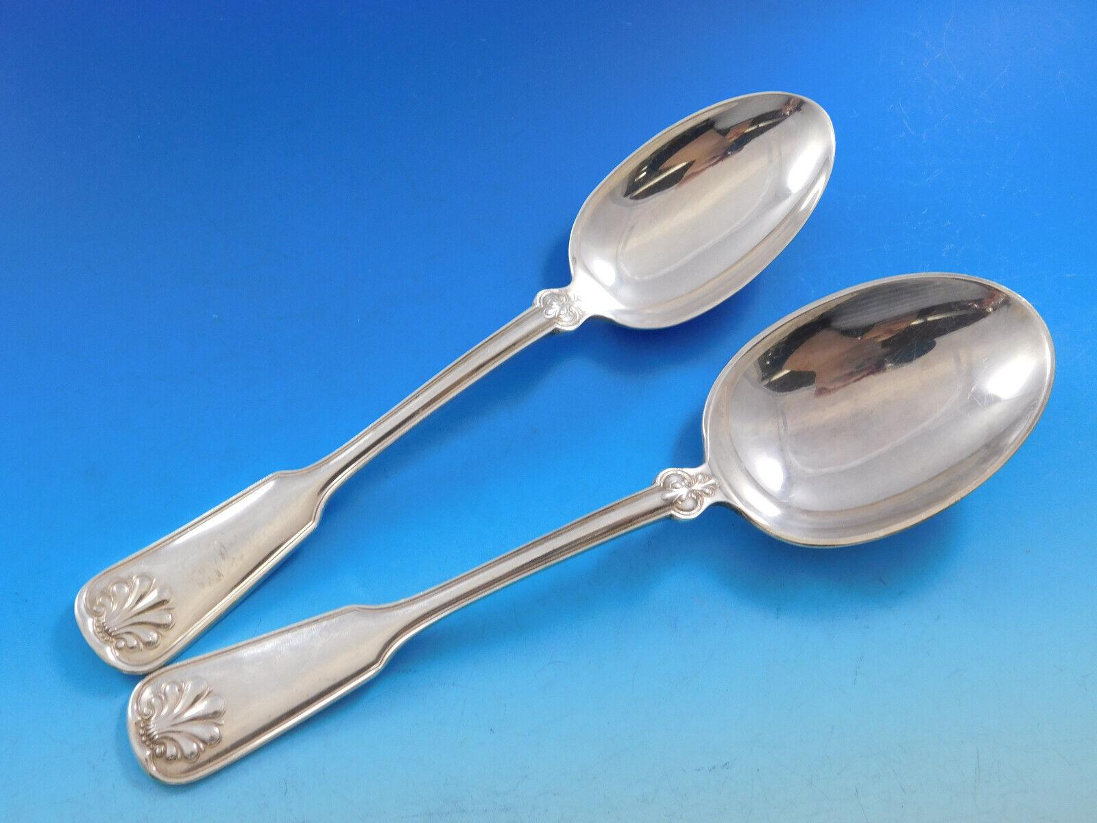 Shell and Thread by Tiffany Sterling Silver Flatware Set Service 170 ...