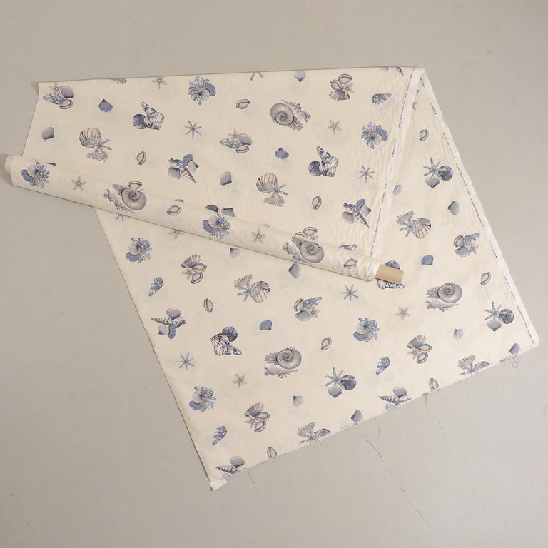 Shell Printed Fabric For Sale at 1stDibs