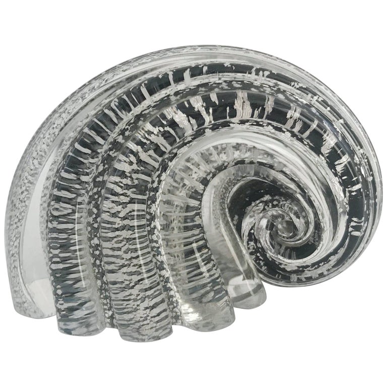 Shell Sculpture Paperweight by Mikasa For Sale at 1stDibs