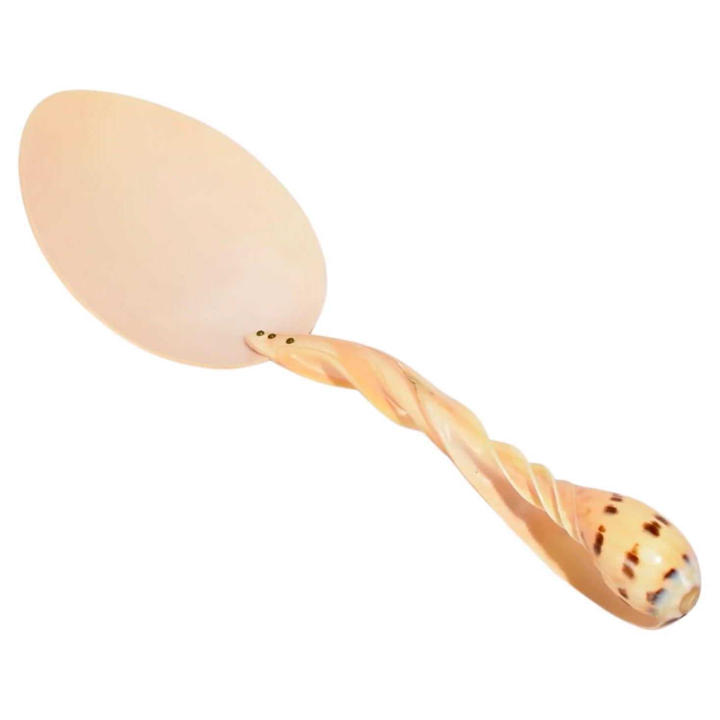 Shell Serving Spoon at 1stDibs