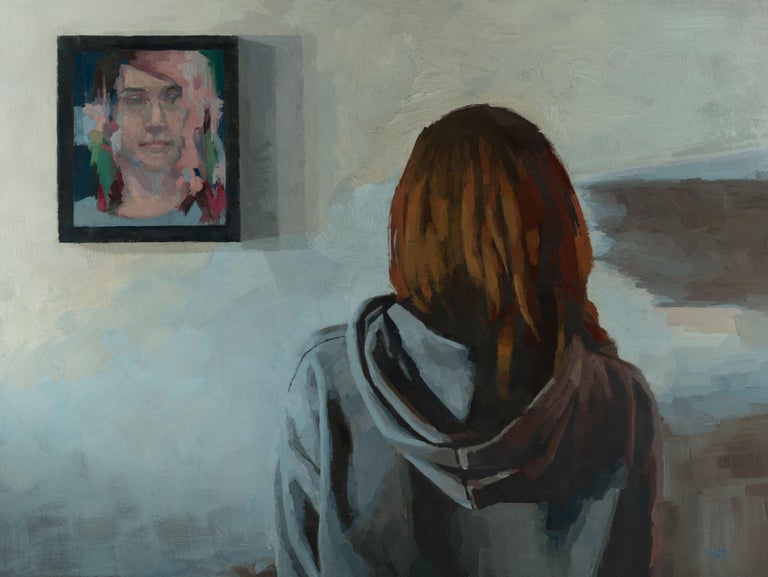 Shelli Langdale - "Irresolute" Oil Painting For Sale at 1stDibs