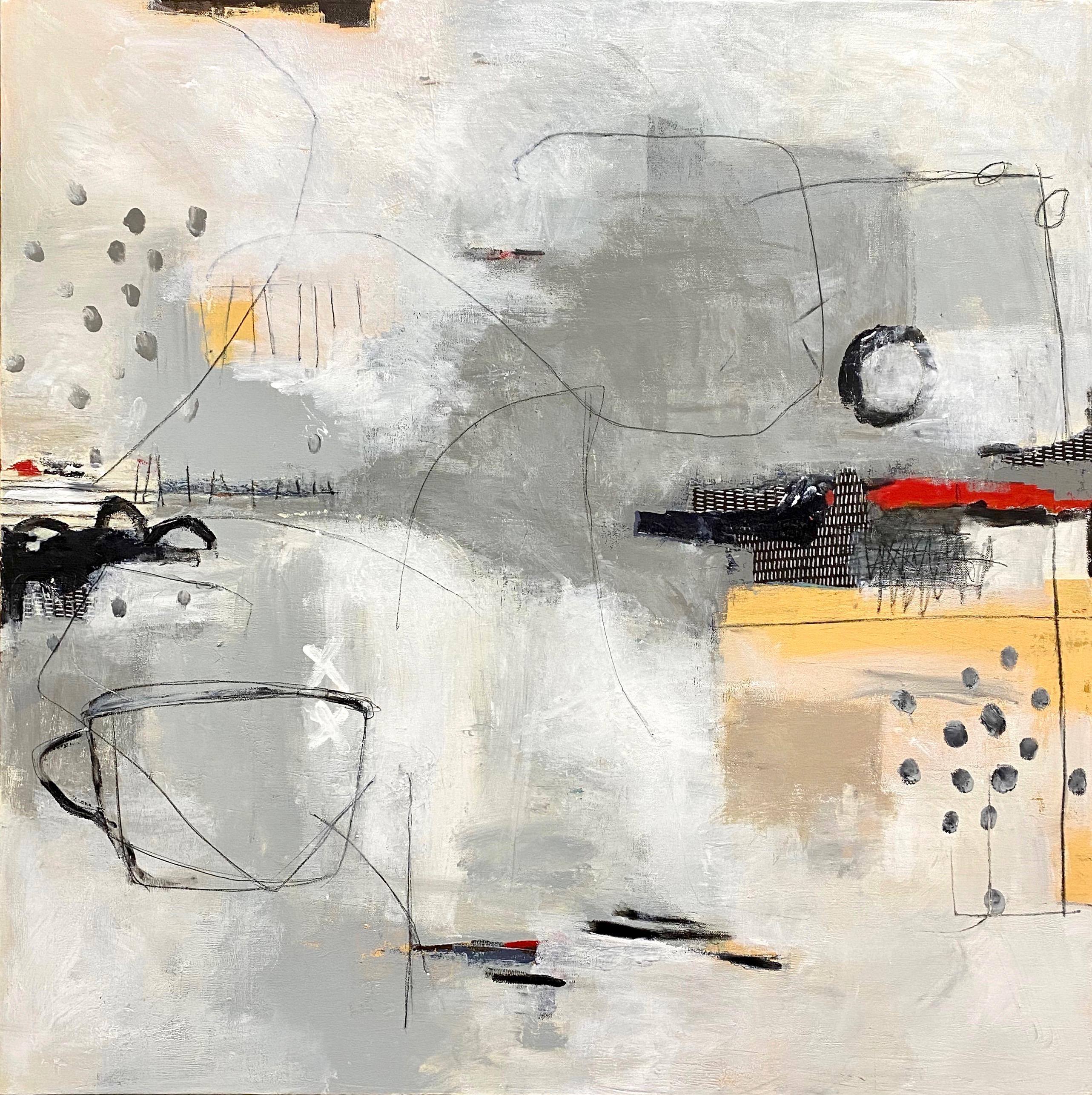 Shellie Garber - Winter Morning, Abstract Painting For Sale at 1stDibs ...