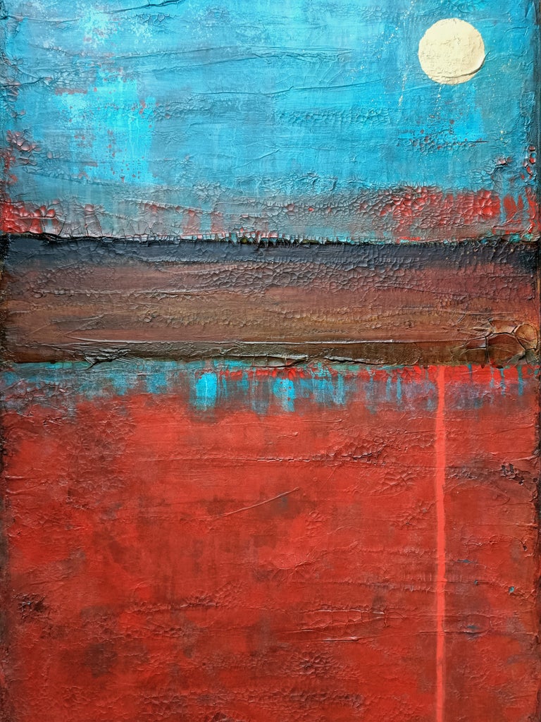 Shelly Cook - Drought: Contemporary Mixed Media Art Abstract Painting ...